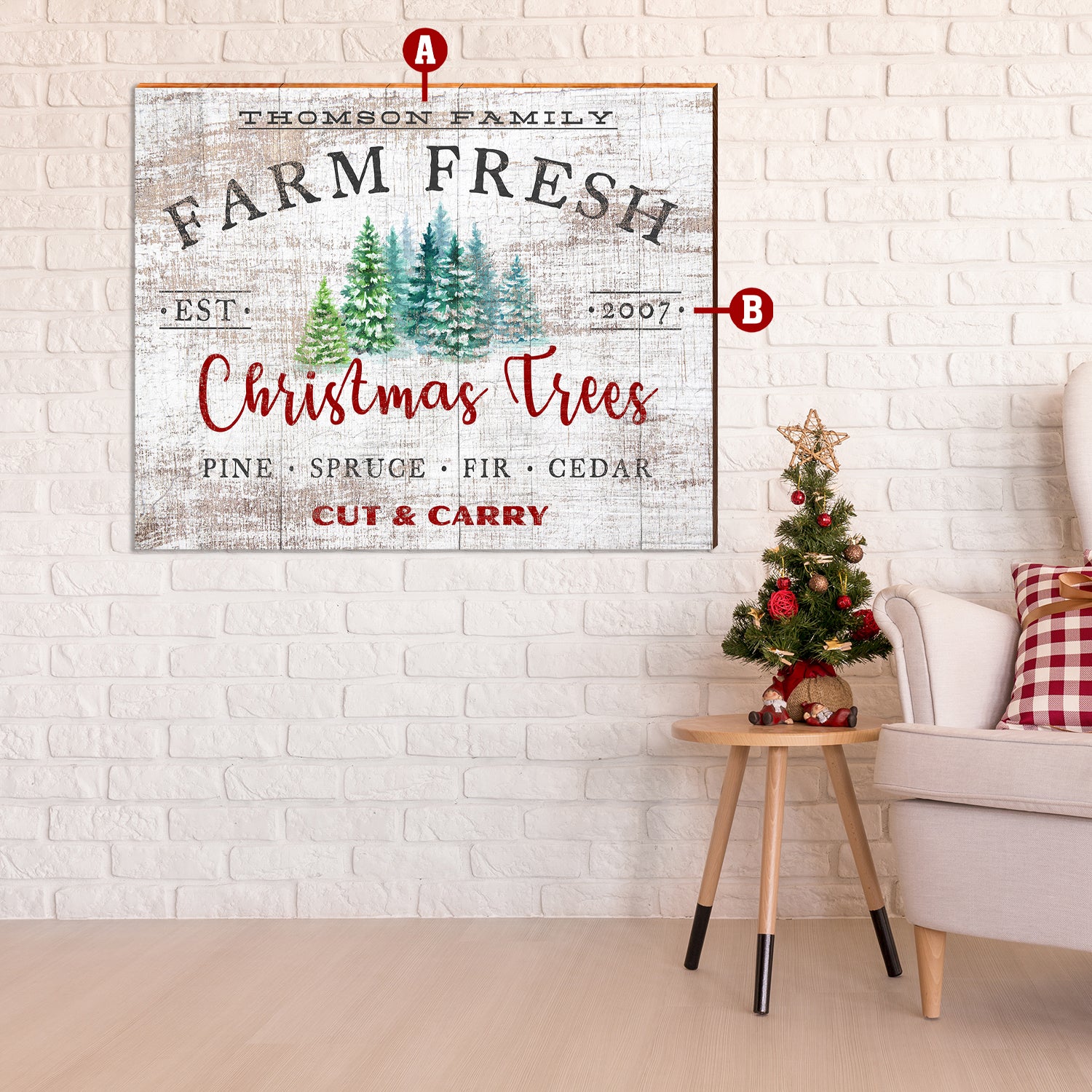 Customizable Christmas Collection – Mill Wood Art