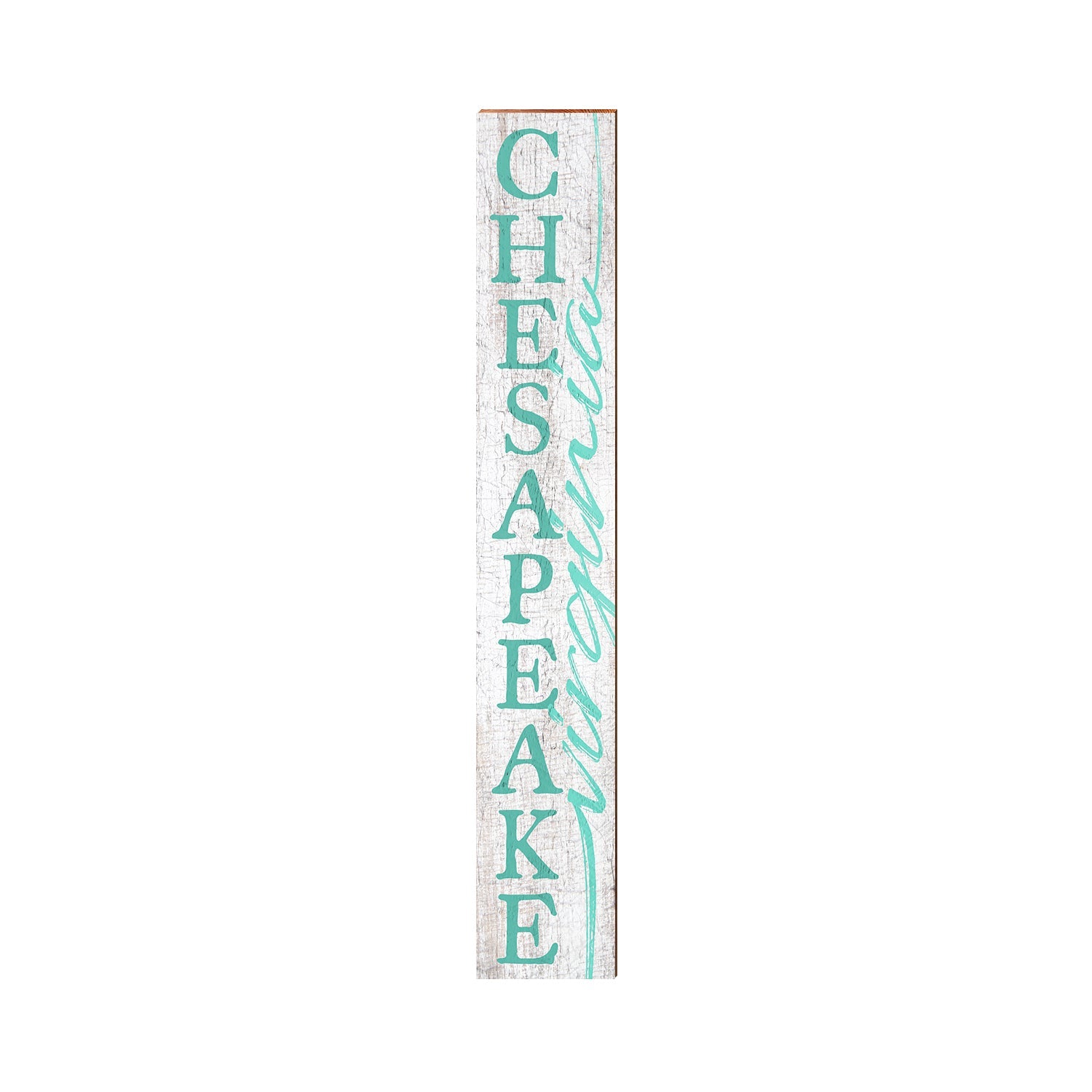 Chesapeake, Virginia Vertical Wooden Sign | Wall Art Print on Real Woo ...