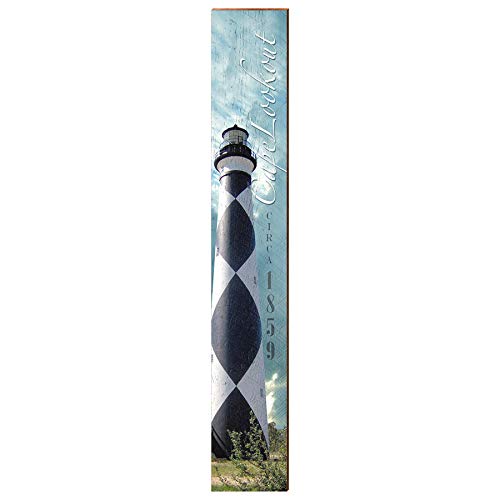 Cape Lookout Lighthouse | Wall Art Print on Real Wood – Mill Wood Art