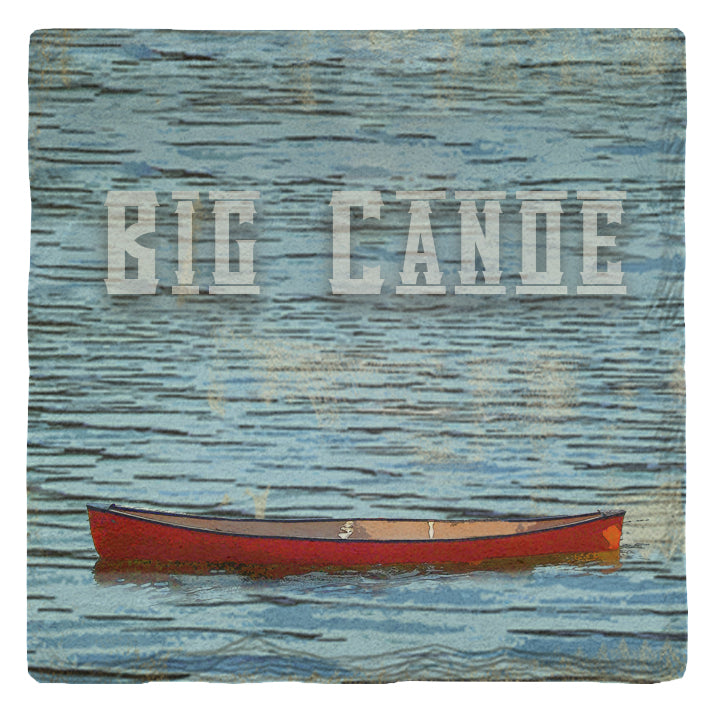 Big Canoe, Georgia Red Canoe | Drink Coaster Set – Mill Wood Art